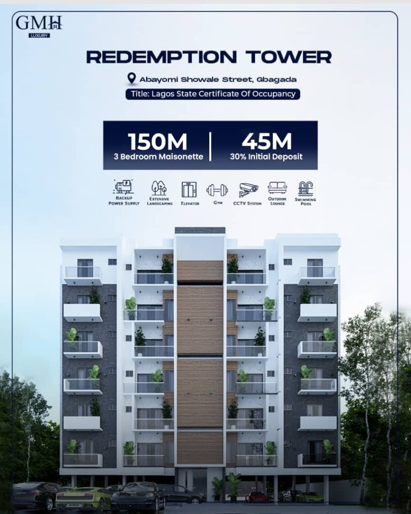 REDEMPTION TOWERS, GBAGADA - Apartments & Maisonette